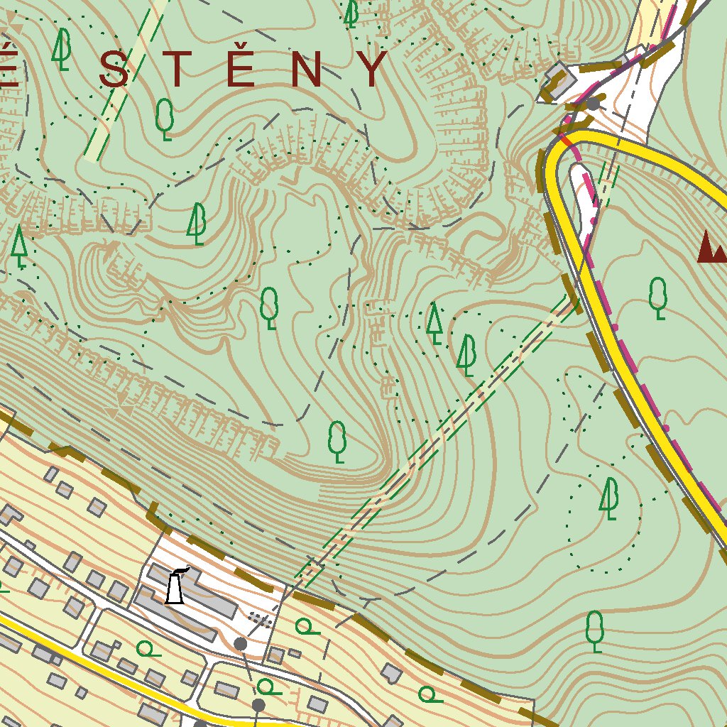 Ústí nad Labem (0204-A-04) Map by Cesky urad zememericky a katastralni ...