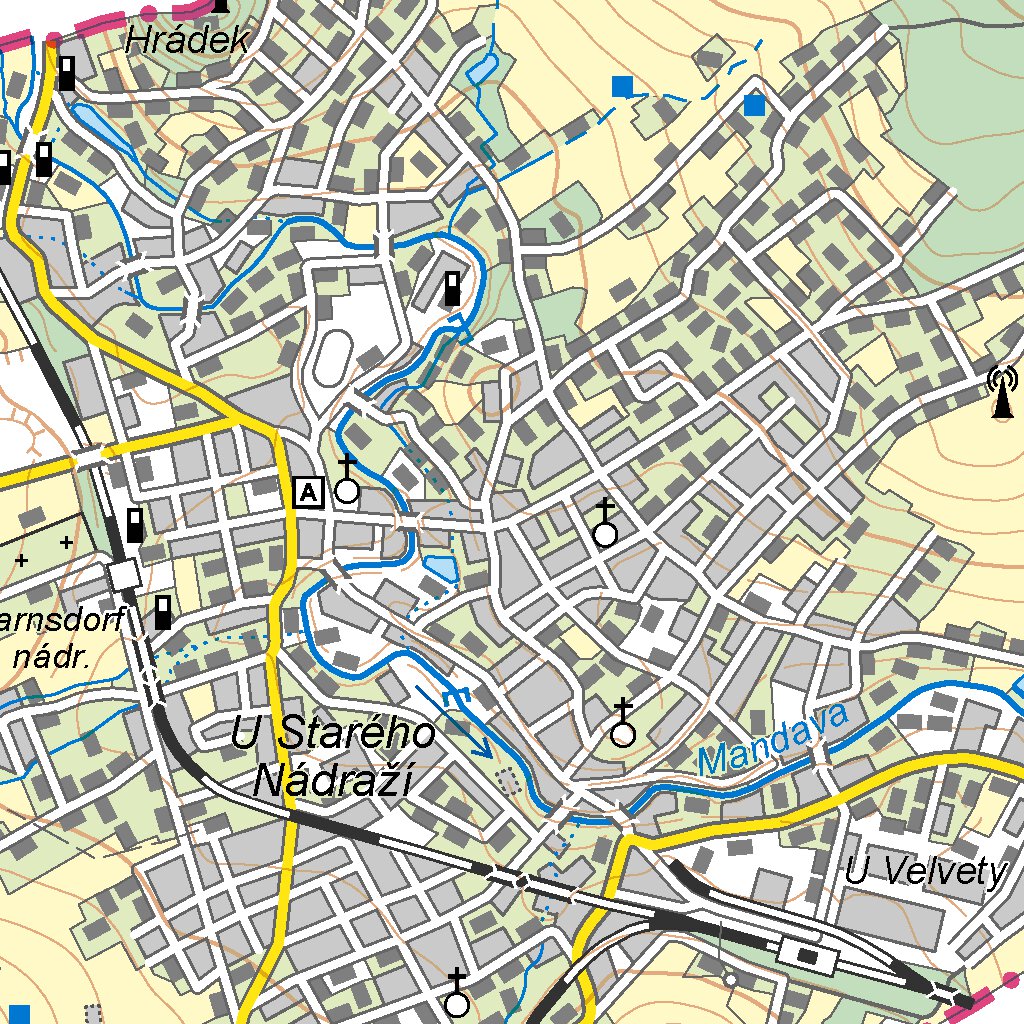Varnsdorf (0105-C) Map by Cesky urad zememericky a katastralni | Avenza ...
