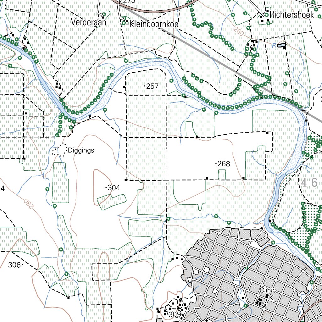 2531DA DRIEKOPPIES Map by Chief Directorate: National Geo-spatial ...
