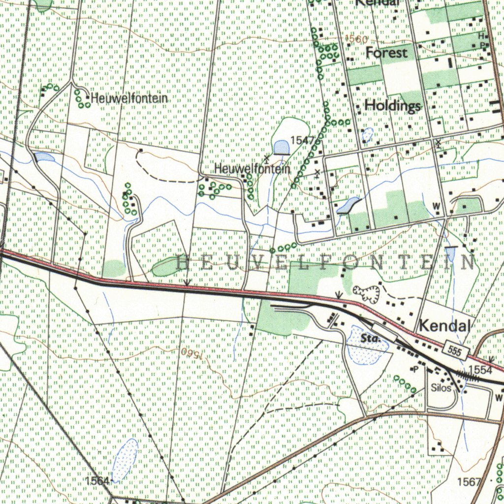 2628BB KENDAL Map by Chief Directorate: National Geo-spatial ...
