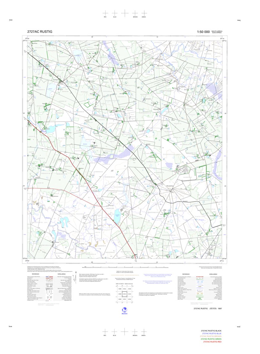 2727AC RUSTIG Map by Chief Directorate: National Geo-spatial ...