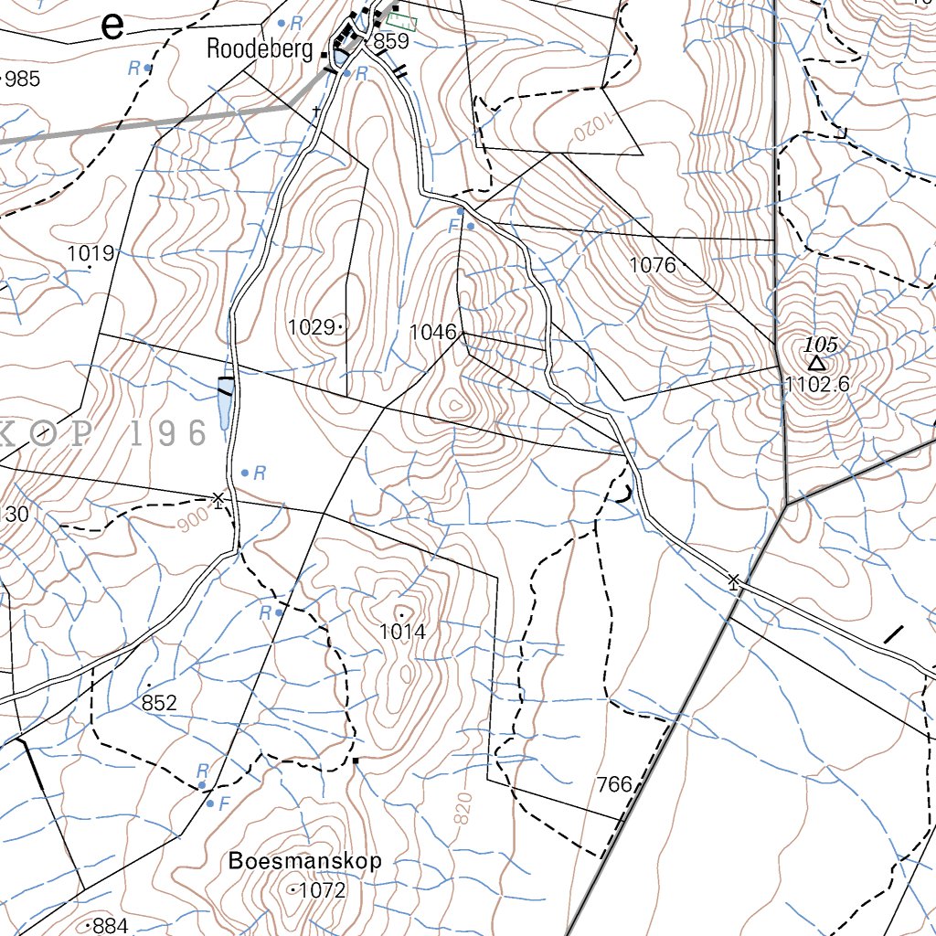 3224CB MARAIS Map by Chief Directorate: National Geo-spatial ...