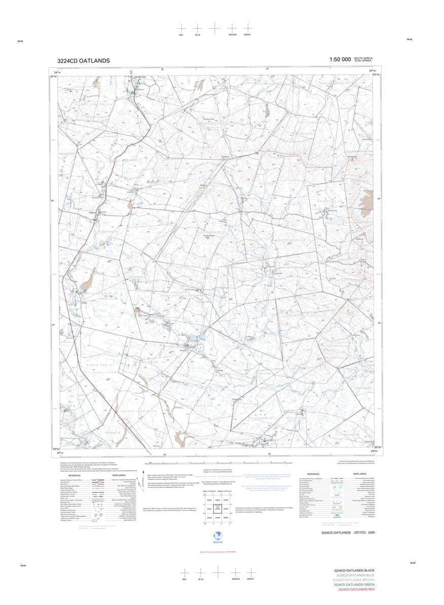 3224CD OATLANDS Map by Chief Directorate: National Geo-spatial ...