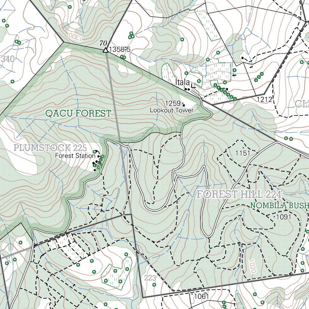 3227AD NDUMANGENI Map by Chief Directorate: National Geo-spatial ...