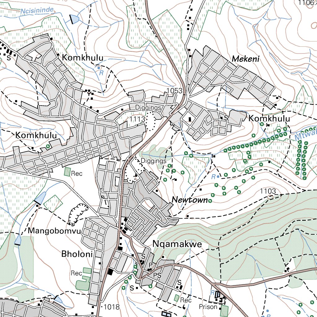 3227BB NQAMAKWE Map by Chief Directorate: National Geo-spatial ...