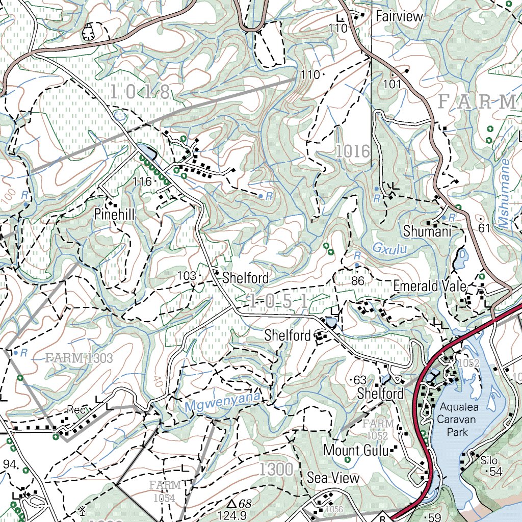 3327BA & 3327BC KIDD'S BEACH Map by Chief Directorate: National Geo ...