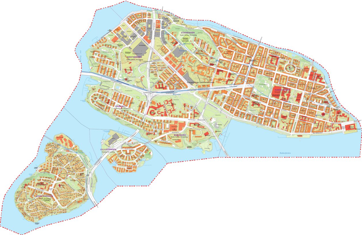 Kungsholmen (Stockholm City Map) by City of Stockholm | Avenza Maps