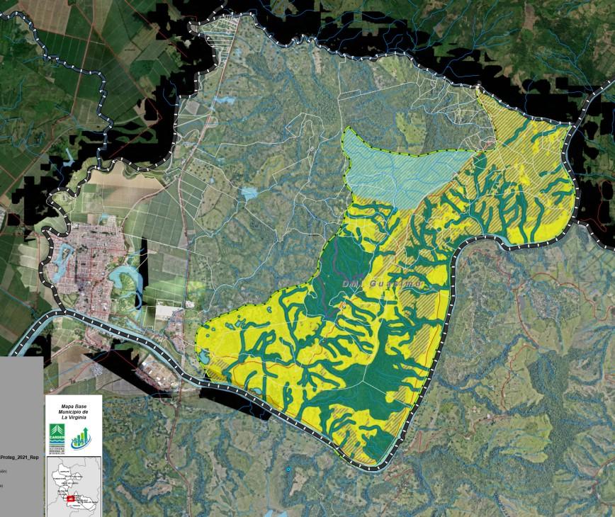 CARDER Mapa Base La Virginia Map by Independant | Avenza Maps