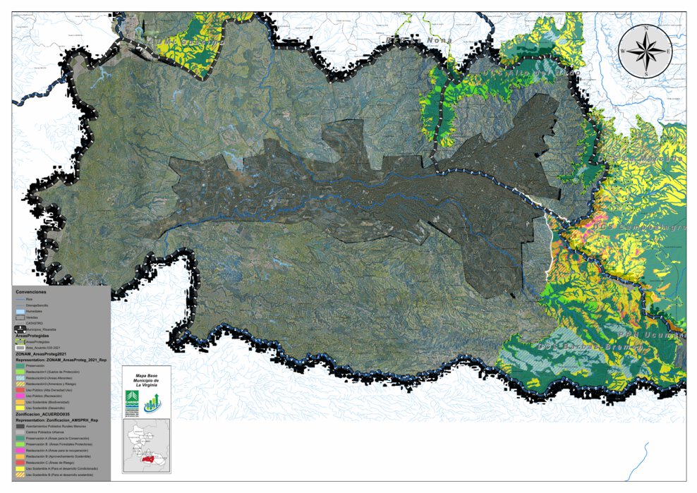 CARDER Mapa Base Pereira Map by Independant | Avenza Maps