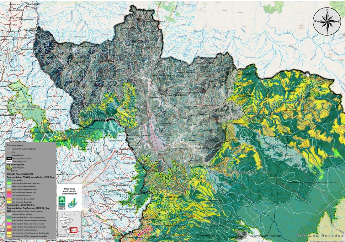 CARDER Mapa Base Santa Rosa Map by Independant | Avenza Maps