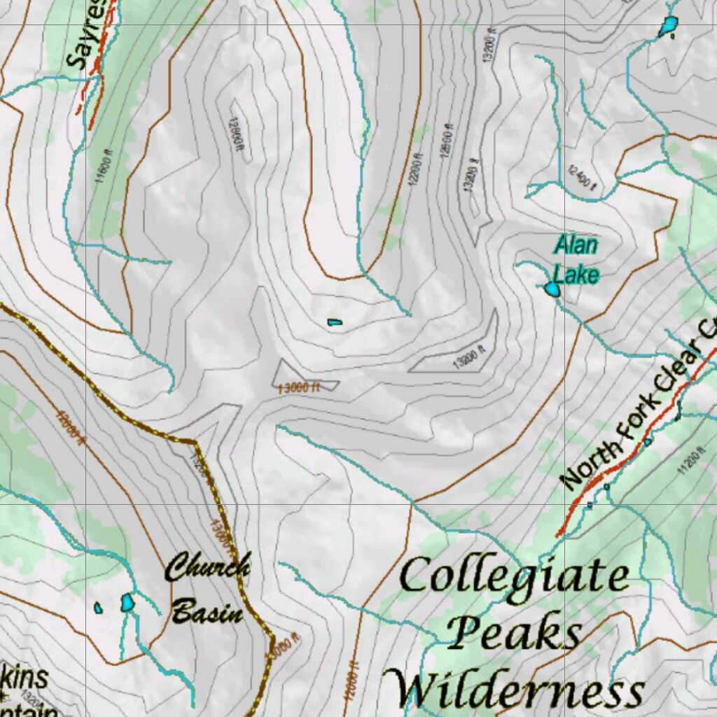 Co Bighorn Sheep Unit S11 Topo with Unit Boundaries Map by Colorado ...