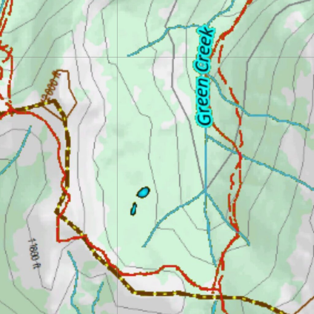 Co Bighorn Sheep Unit S20 Topo with Unit Boundaries Map by Colorado ...