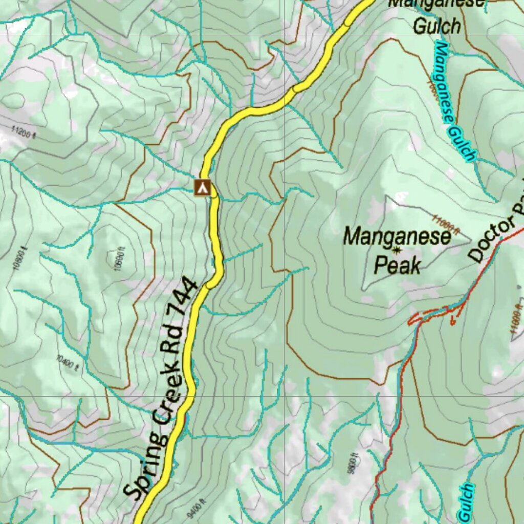 Co Bighorn Sheep Unit S26 Topo with Unit Boundaries Map by Colorado ...
