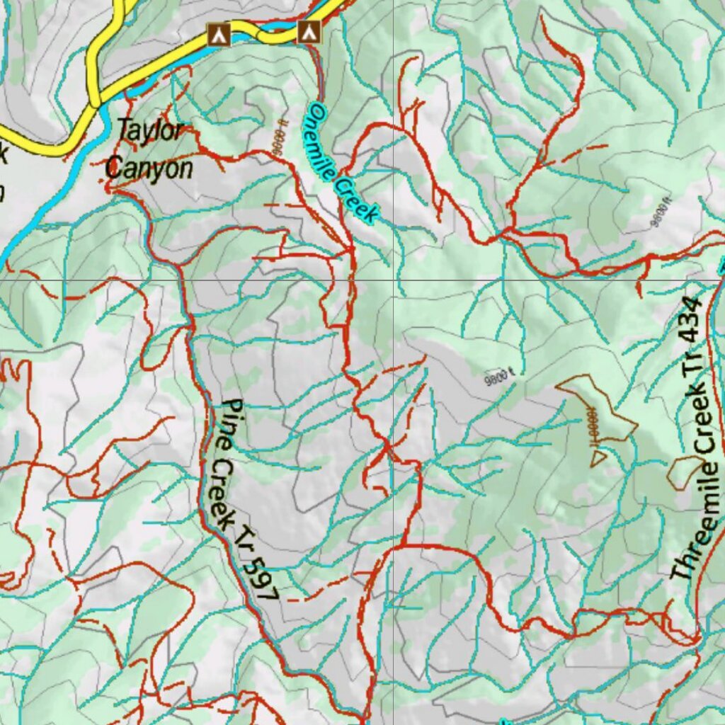 Co Bighorn Sheep Unit S26 Topo with Unit Boundaries Map by Colorado ...