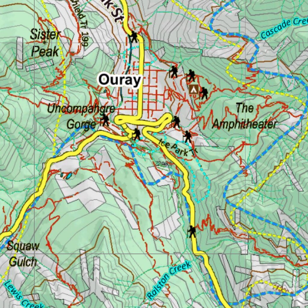 Co Bighorn Sheep Unit S33 Land Use, Kill Site, and Concentrations Map ...