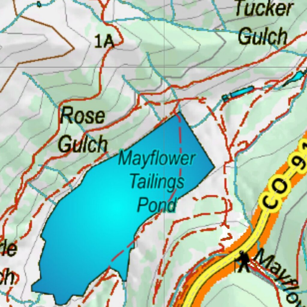 Co Bighorn Sheep Unit S78 Topo with Unit Boundaries Map by Colorado ...