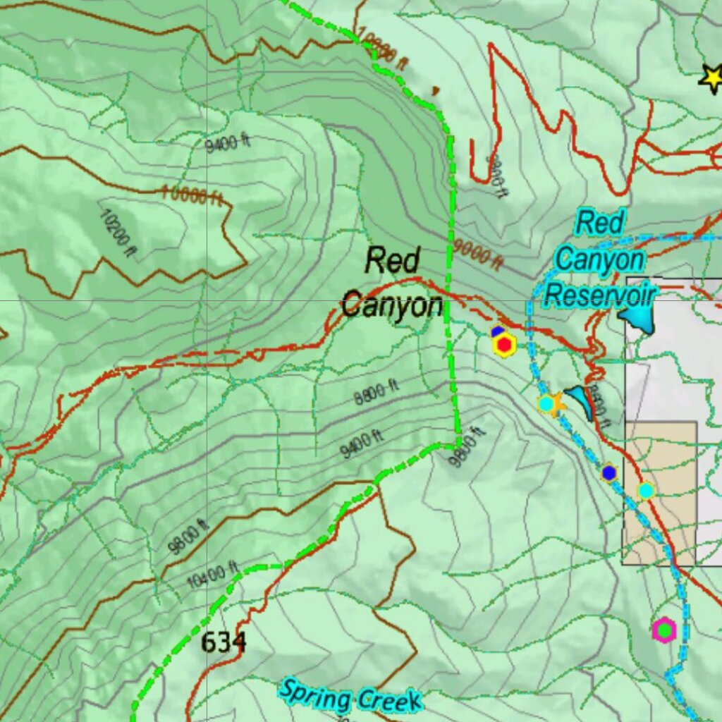 CO Moose Unit 161 Land Use, Kill Site, and Concentrations Map by ...