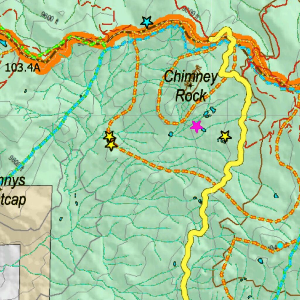 CO Moose Unit 27 Land Use, Kill Site, and Concentrations Map by ...