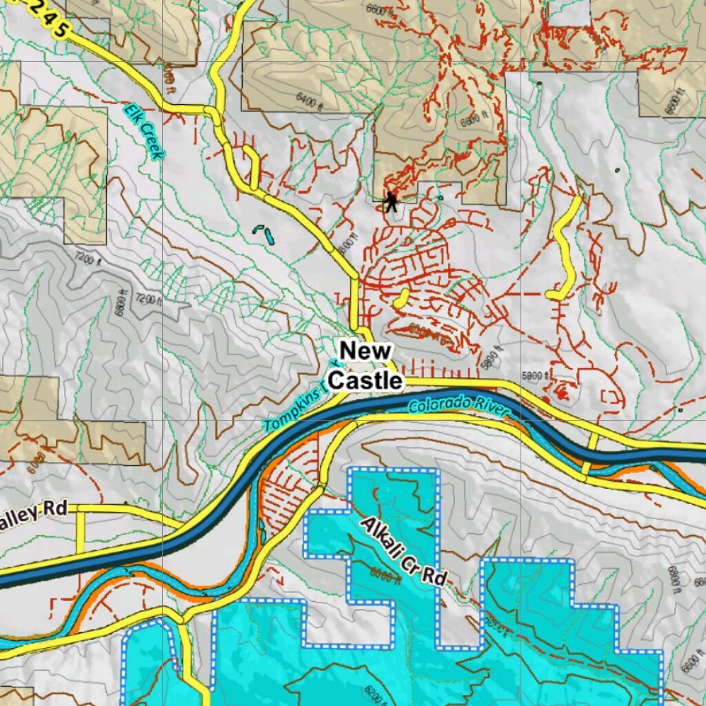 CO Moose Unit 42 Land Use, Kill Site, and Concentrations Map by ...