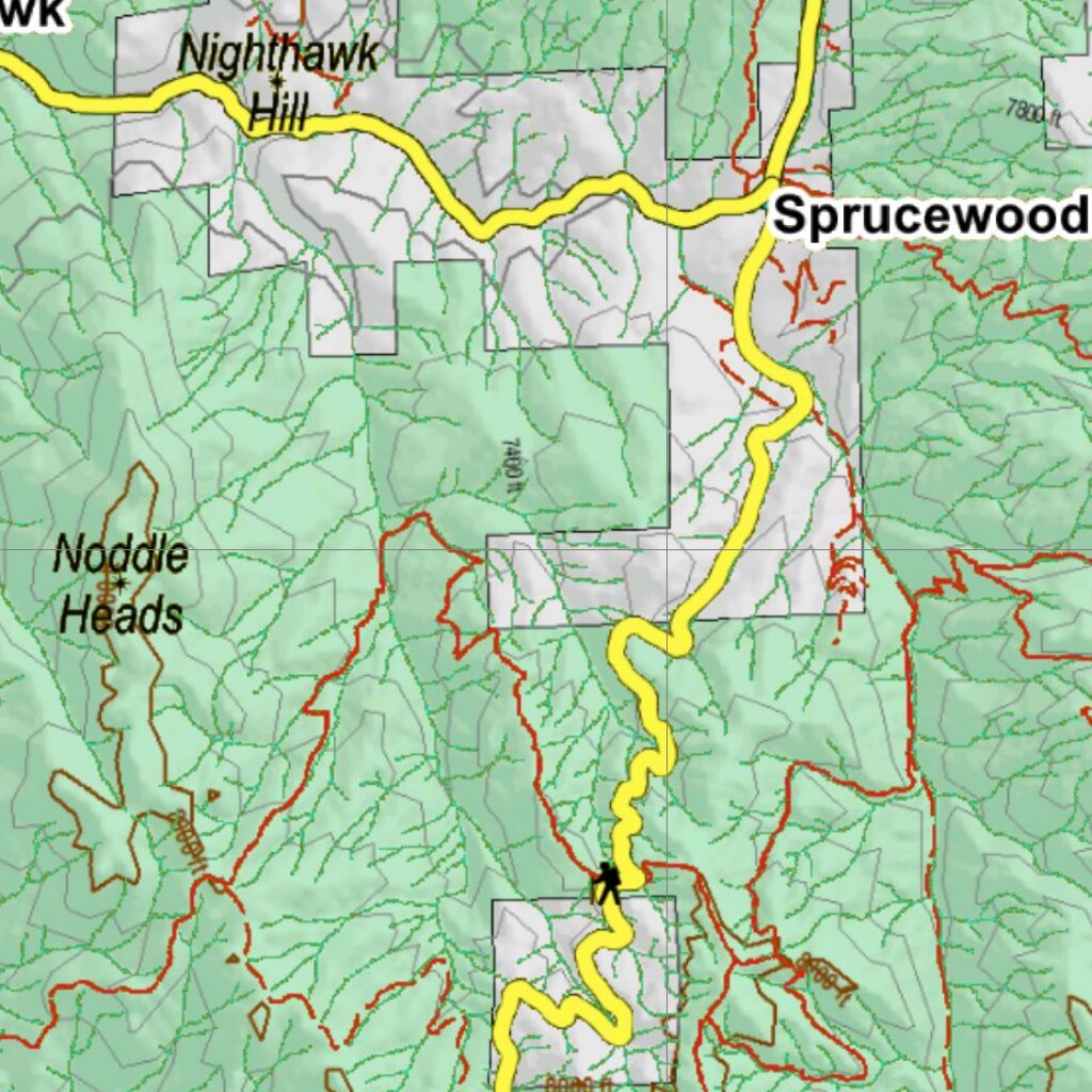 CO Moose Unit 51 Land Use, Kill Site, and Concentrations Map by ...