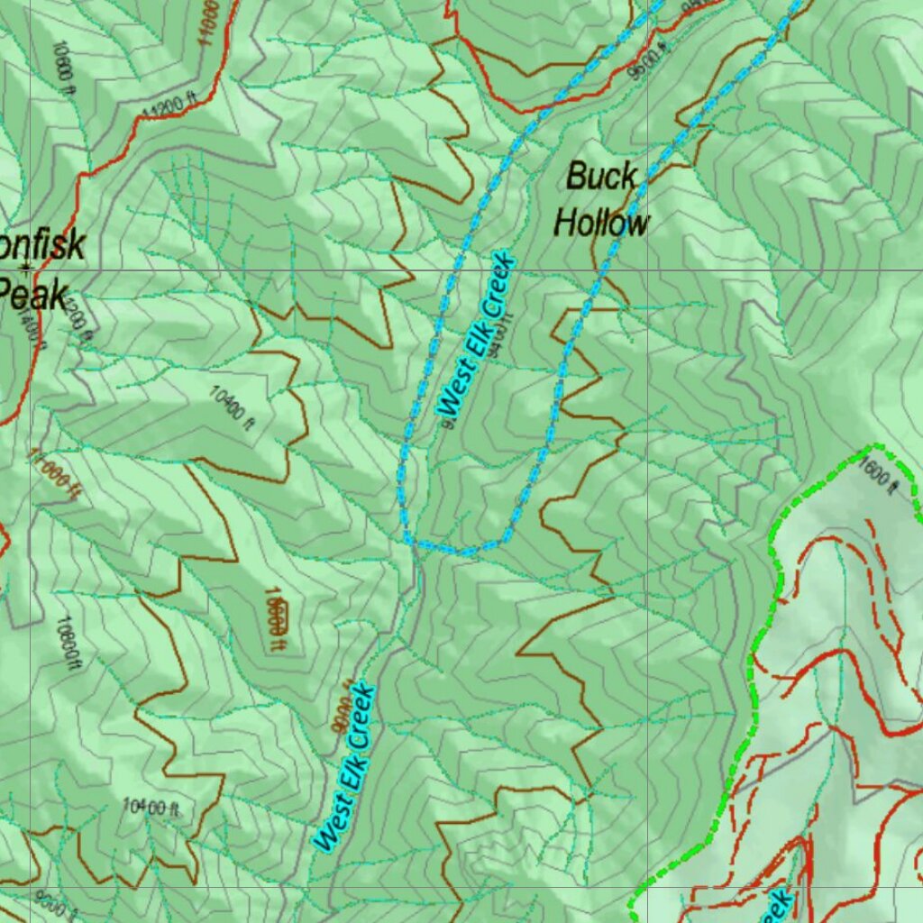 CO Moose Unit 54 Land Use, Kill Site, and Concentrations Map by ...