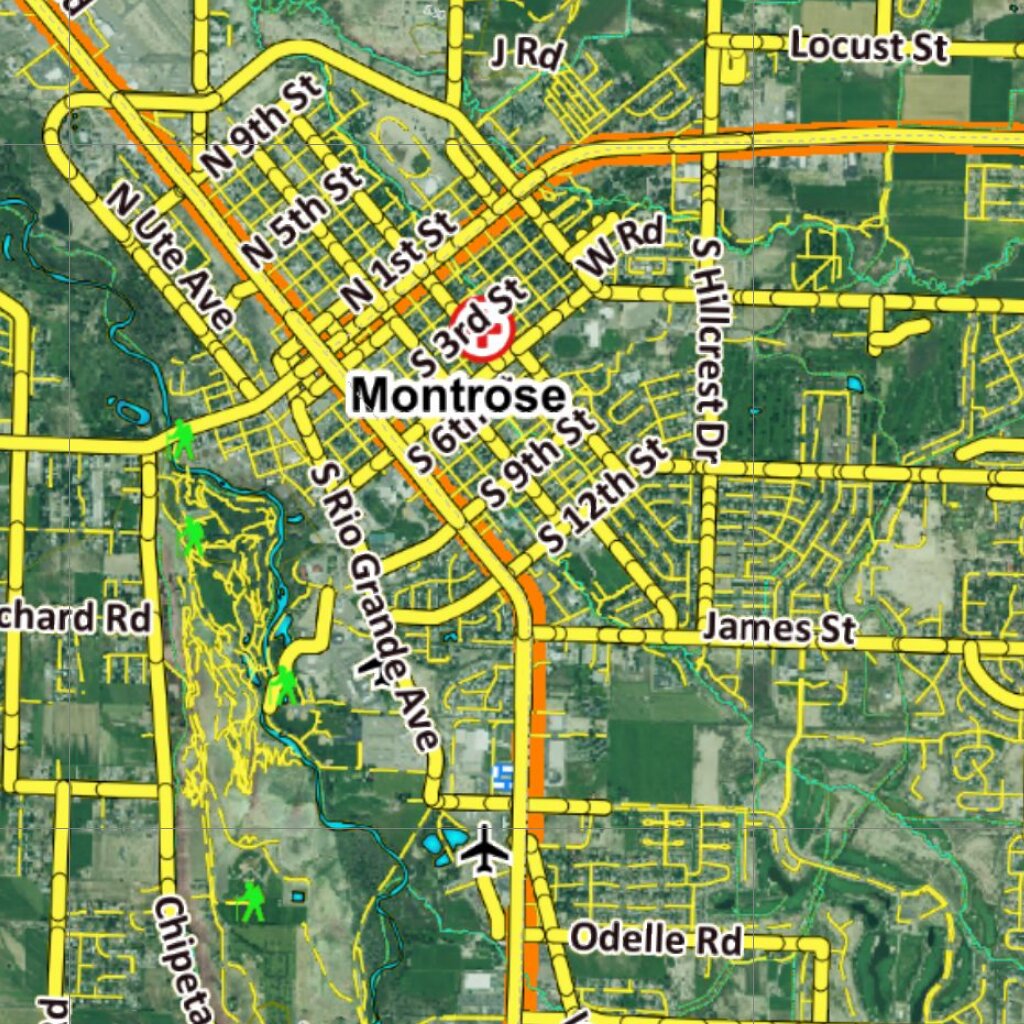 CO Moose Unit 64 Satellite Image with concentrations and kill sites ...