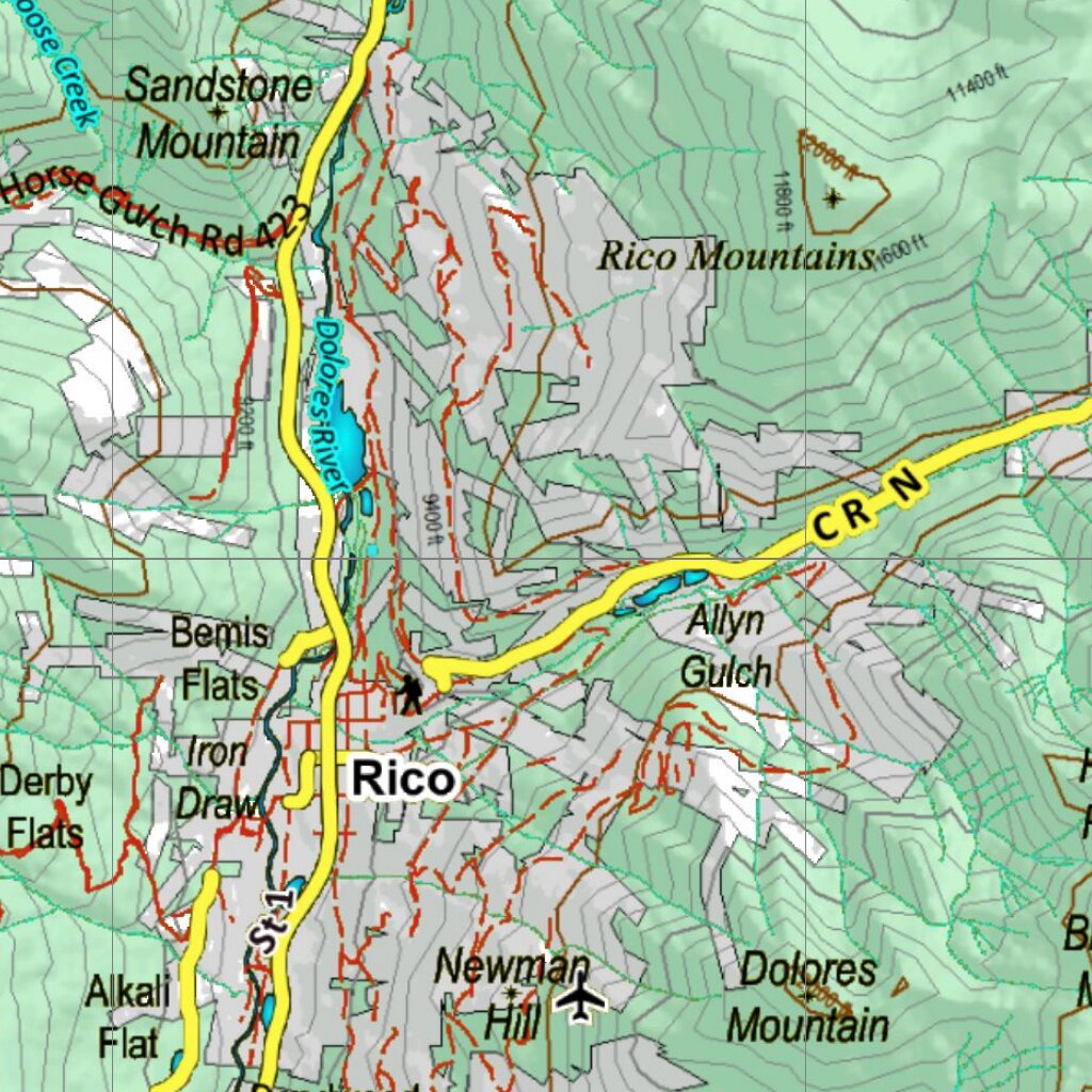 CO Moose Unit 71 Land Use, Kill Site, and Concentrations Map by ...