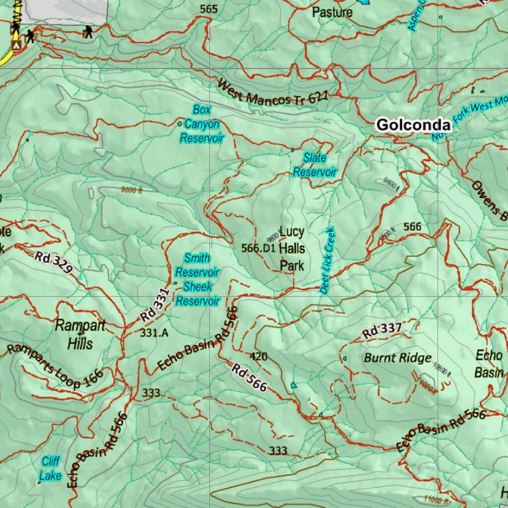 CO Moose Unit 73 Land Use, Kill Site, and Concentrations Map by ...