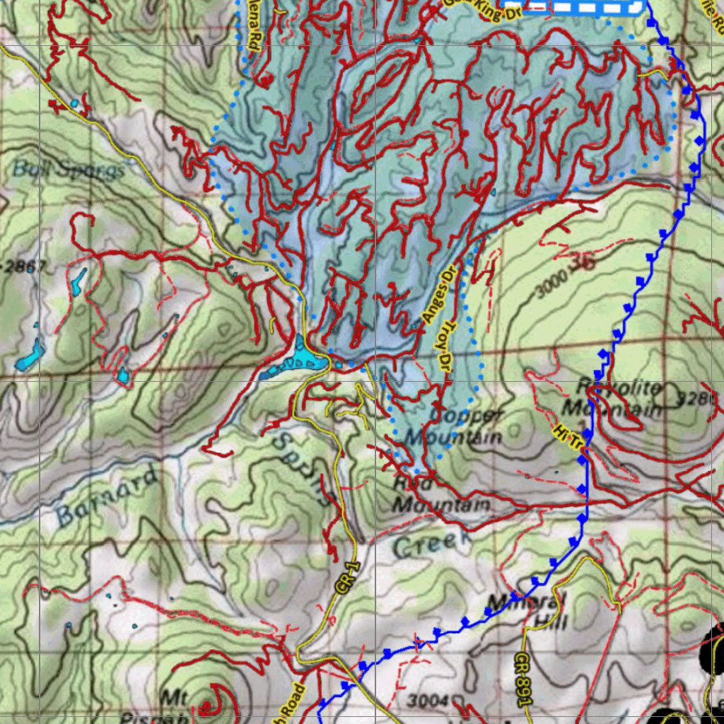Colorado_Unit_581_Mule_Deer_Habitat Map by Colorado HuntData LLC ...