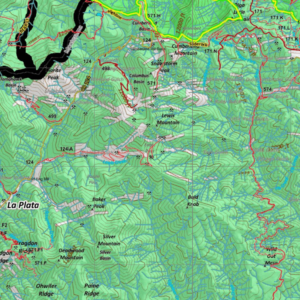 Colorado_Unit_75_Landownership Map by Colorado HuntData LLC | Avenza Maps