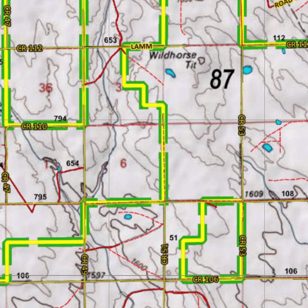 Colorado Unit 87 Mule Deer Summer, Winter Concentration Map by Colorado ...