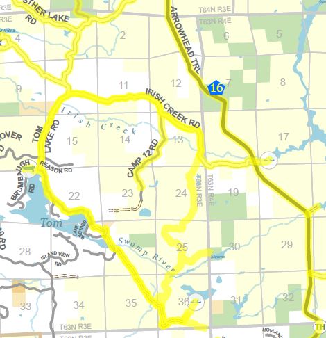 Cook County Minnesota ATV Trail Map by Cook County, Minnesota | Avenza Maps