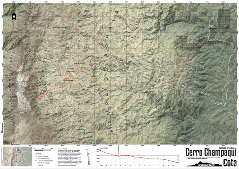 COTA ASCENSO CERRO CHAMPAQUI Map by COTA | Avenza Maps