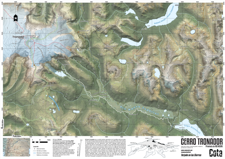 COTA MAPA CERRO TRONADOR Map by COTA | Avenza Maps
