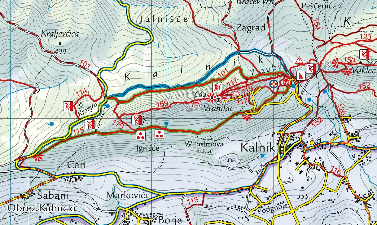 Kalnik Map by Croatian Mountain Rescue Service - HGSS | Avenza Maps