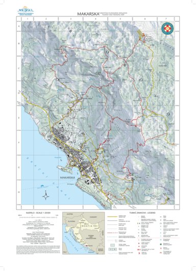 Makarska Map by Croatian Mountain Rescue Service - HGSS | Avenza Maps