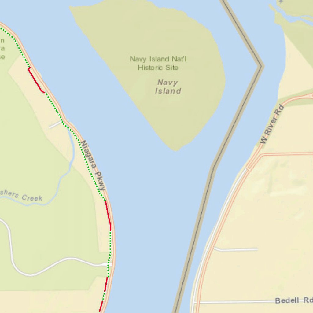 Niagara Falls Bike Trails Map by Crossover Ventures LLC | Avenza Maps