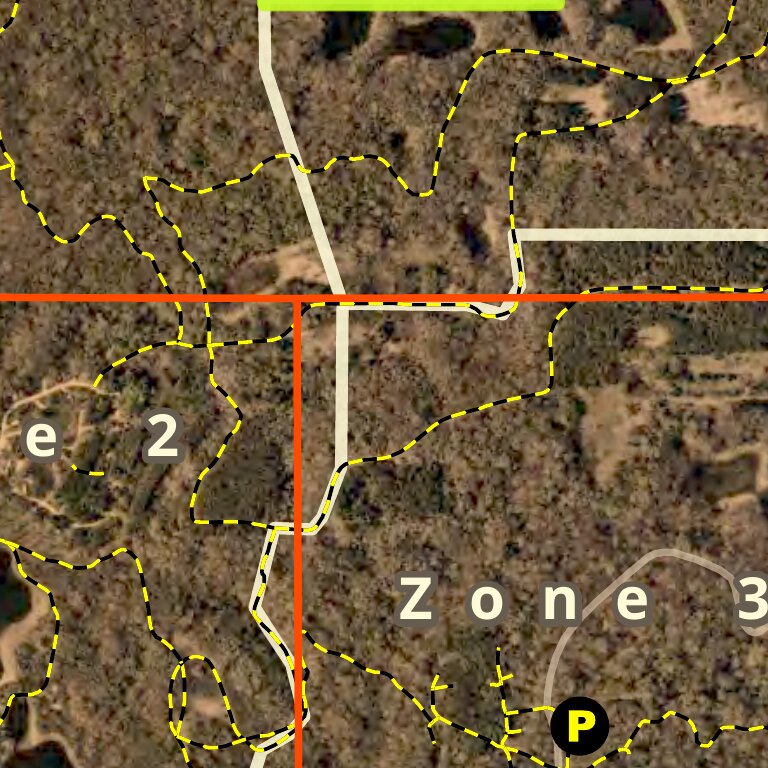 Lebanon Hills Regional Park - Deer Hunt Map - Aerial Photo by Dakota ...