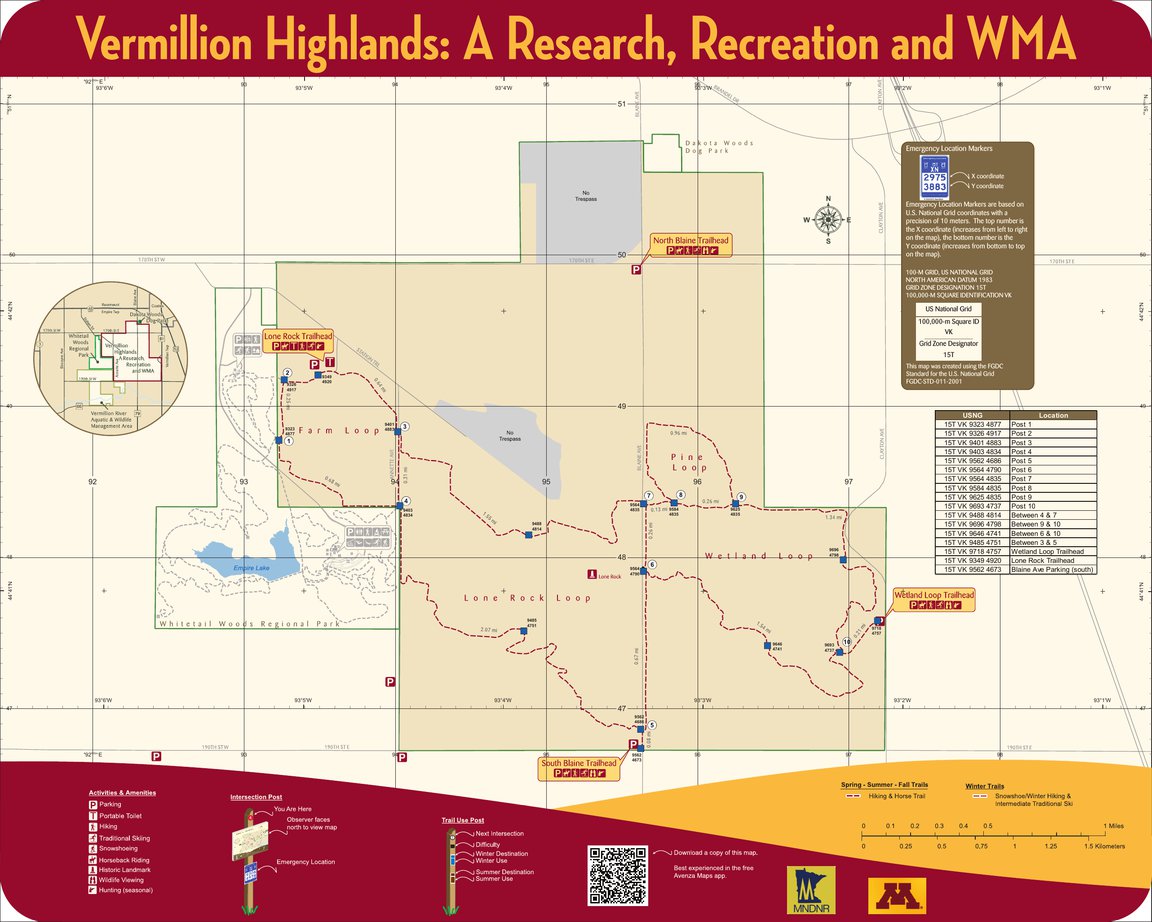 Vermillion Highlands: A Research, Recreation and WMA - All Season Sign ...