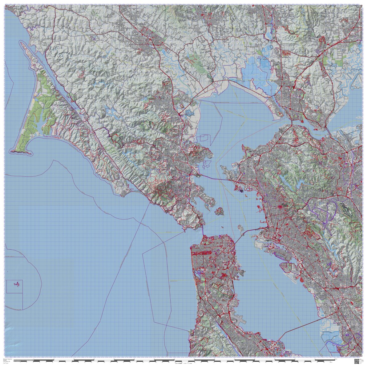 Golden Gate National Rec Area Map by DaveNally | Avenza Maps