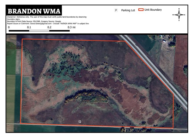 Brandon WMA Map by DavidSieberg | Avenza Maps