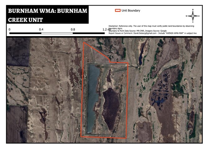 Burnham WMA - Burnham Creek Unit Map by DavidSieberg | Avenza Maps
