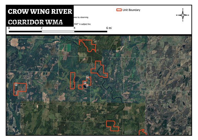 Crow Wing River Corridor WMA Map by DavidSieberg | Avenza Maps
