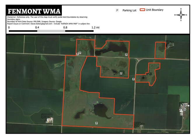 Fenmont WMA Map by DavidSieberg | Avenza Maps