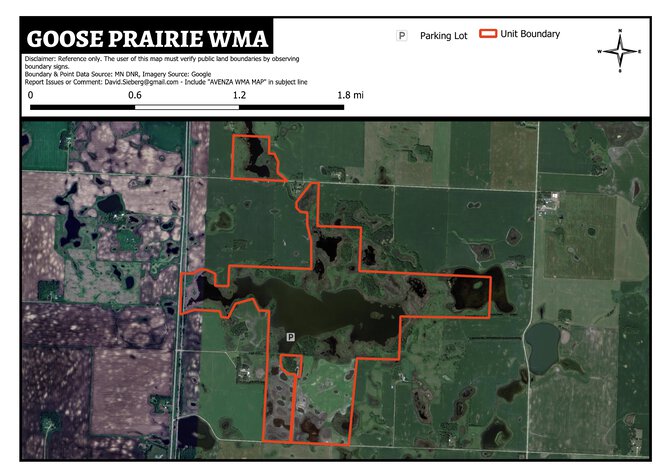 Goose Prairie WMA Map by DavidSieberg | Avenza Maps