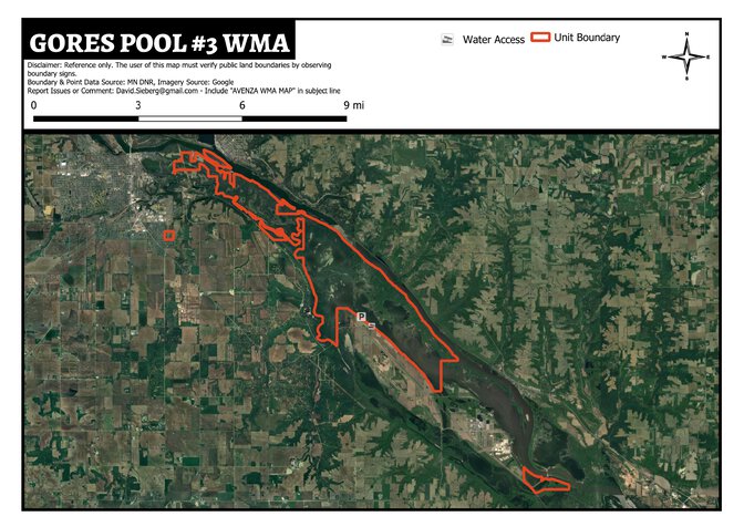 Gores Pool #3 WMA Map by DavidSieberg | Avenza Maps