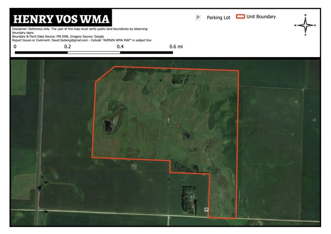 Henry Vos WMA Map by DavidSieberg | Avenza Maps