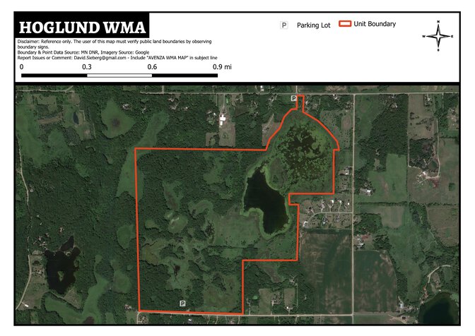 Hoglund WMA Map by DavidSieberg | Avenza Maps