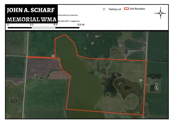 John A. Scharf Memorial WMA Map by DavidSieberg | Avenza Maps