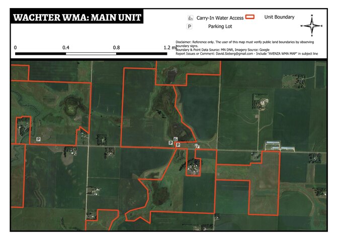 Wachter WMA - Main Unit Map by DavidSieberg | Avenza Maps